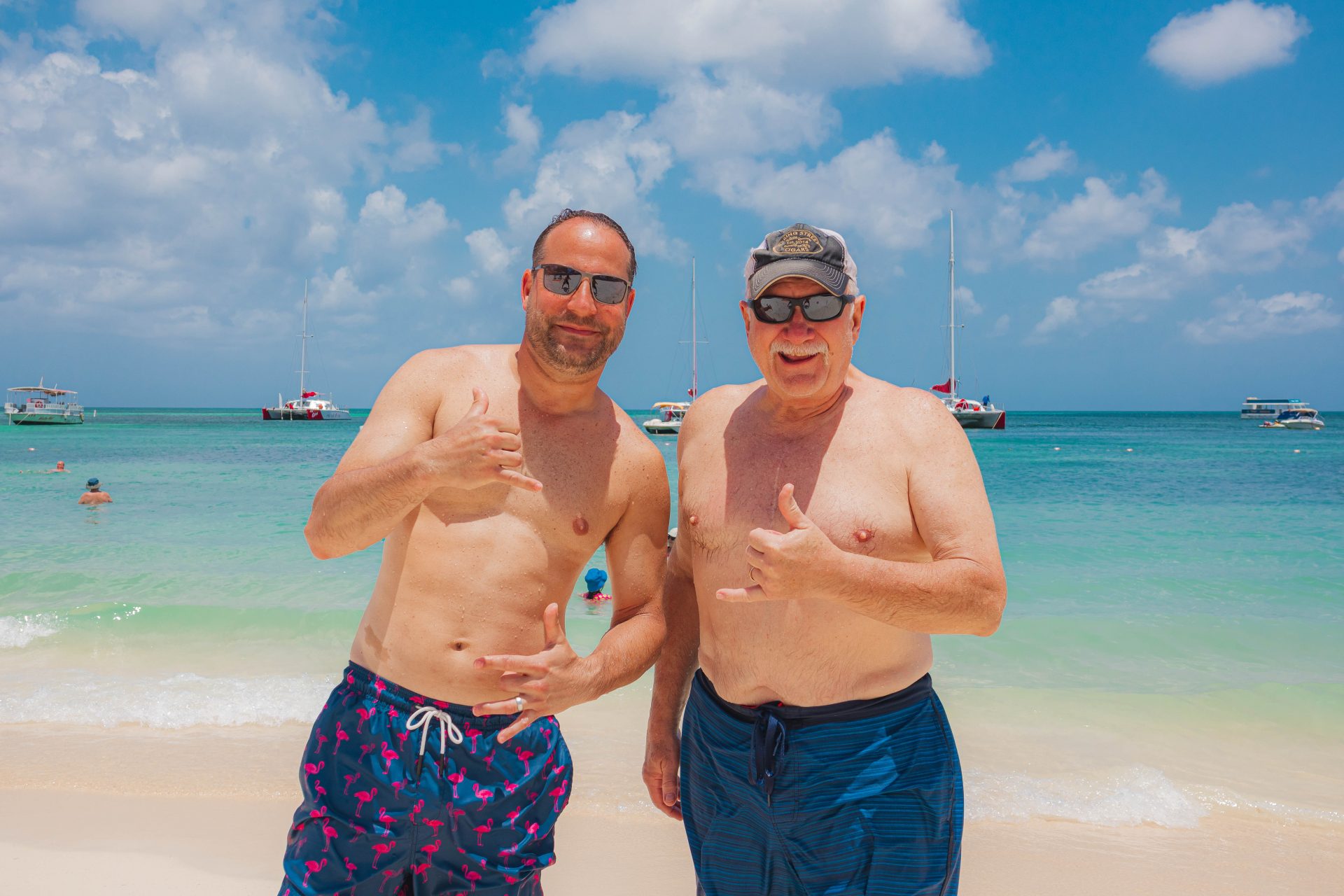 Beauty & the Beach; Pete and John – Aruba Today