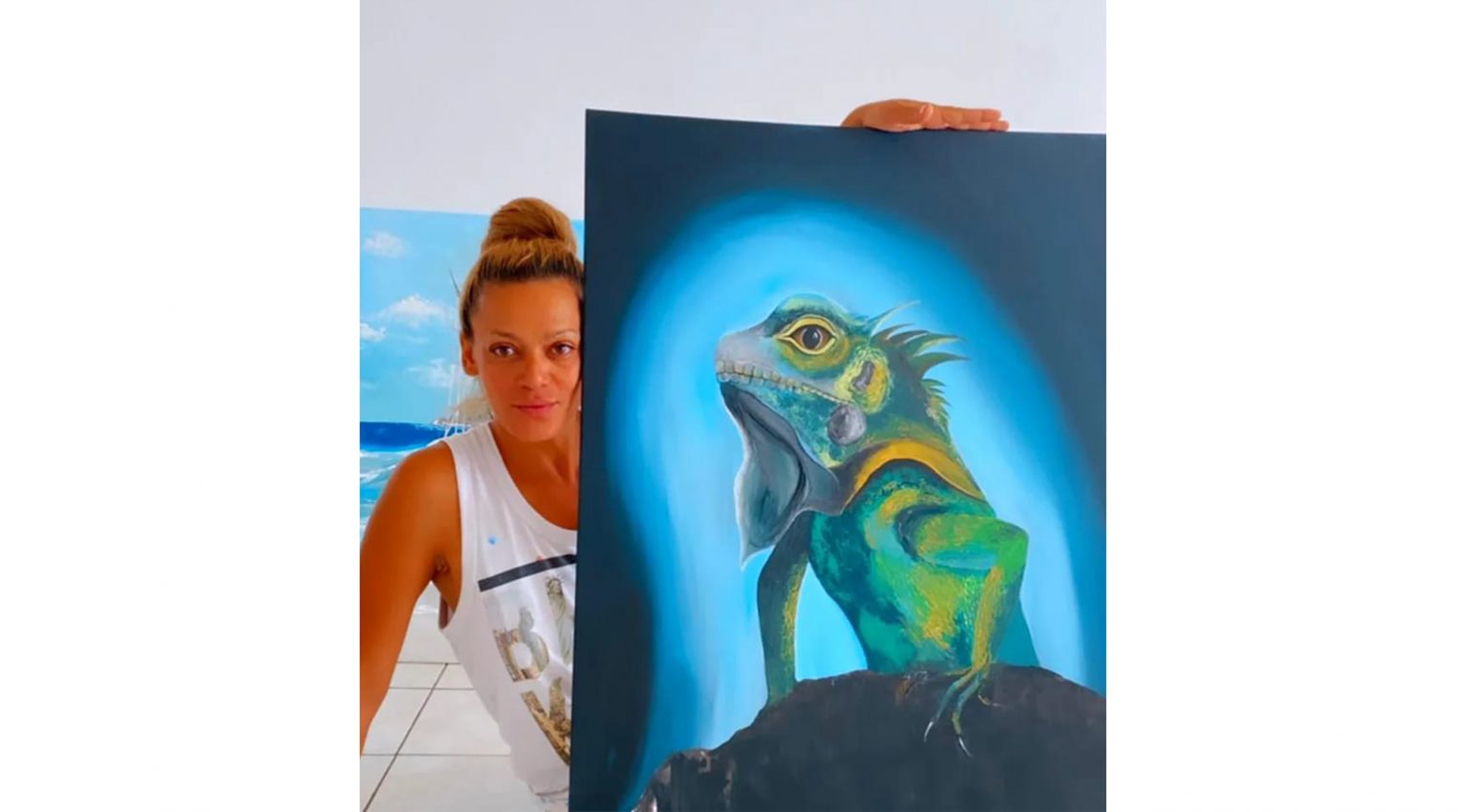 Artist Erika Moran: “My message is to carry the greatness that we all ...