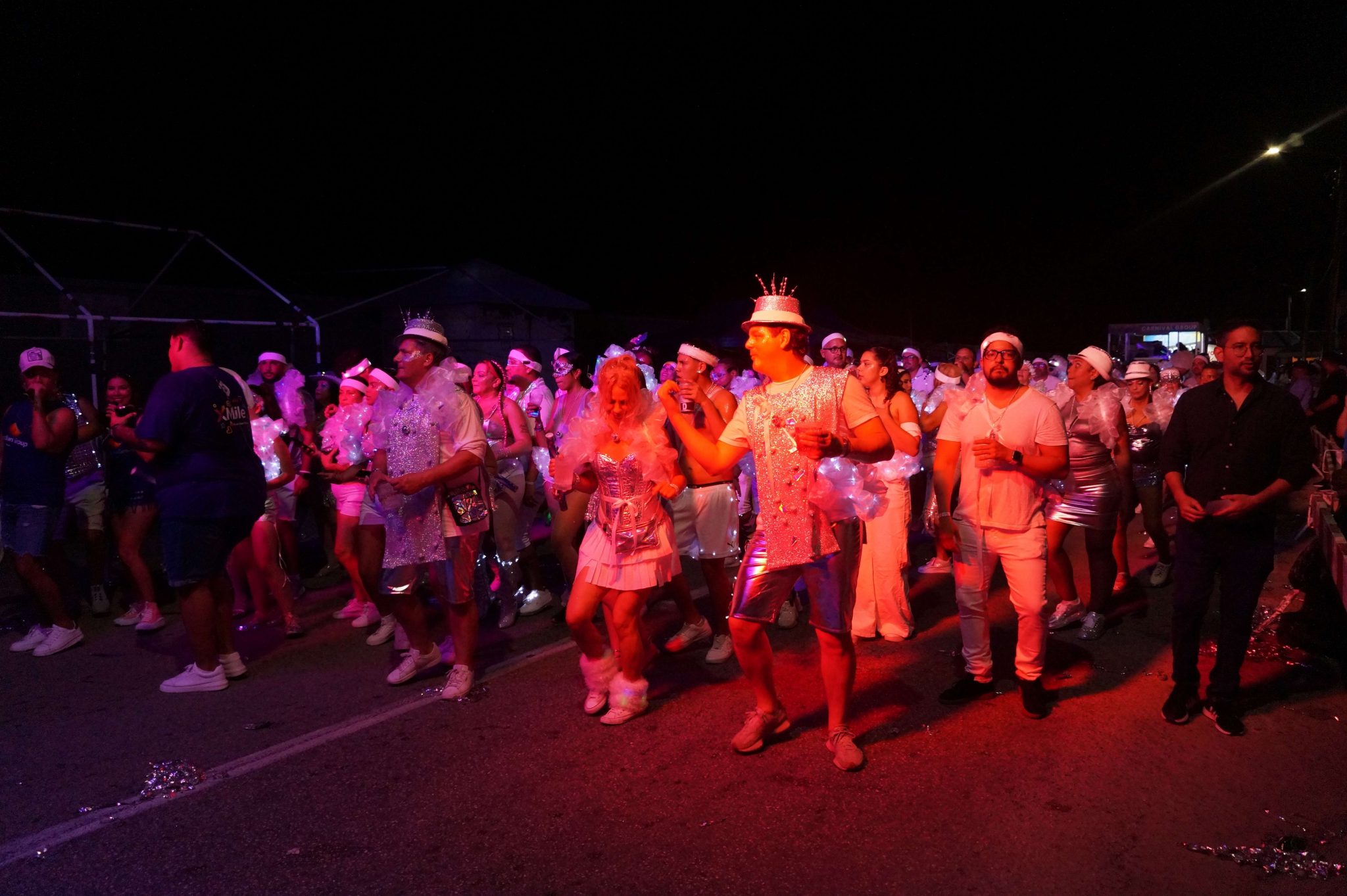 San Nicolas illuminated with the magic of Lighting Parade of Carnival ...