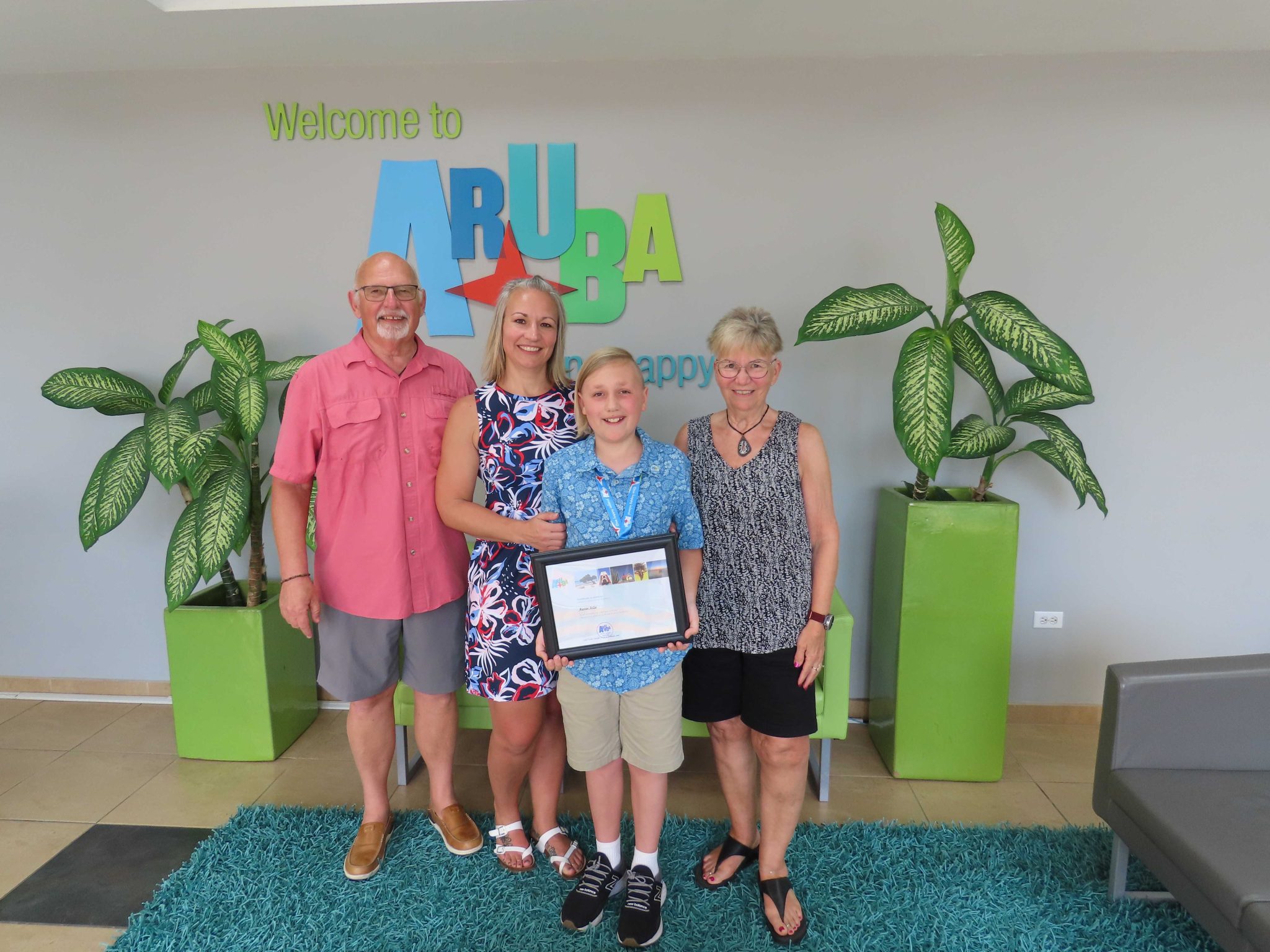 Aruba Tourism Authority Celebrates Loyal Visitor! Austin Atlee – Aruba ...